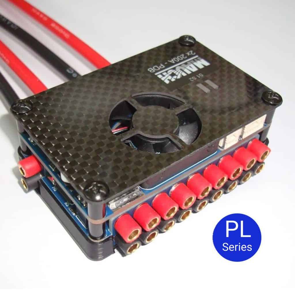 Mauch 030/8: PL 2x 200A PDB 8AWG with 10x outputs and 400A main switch ...